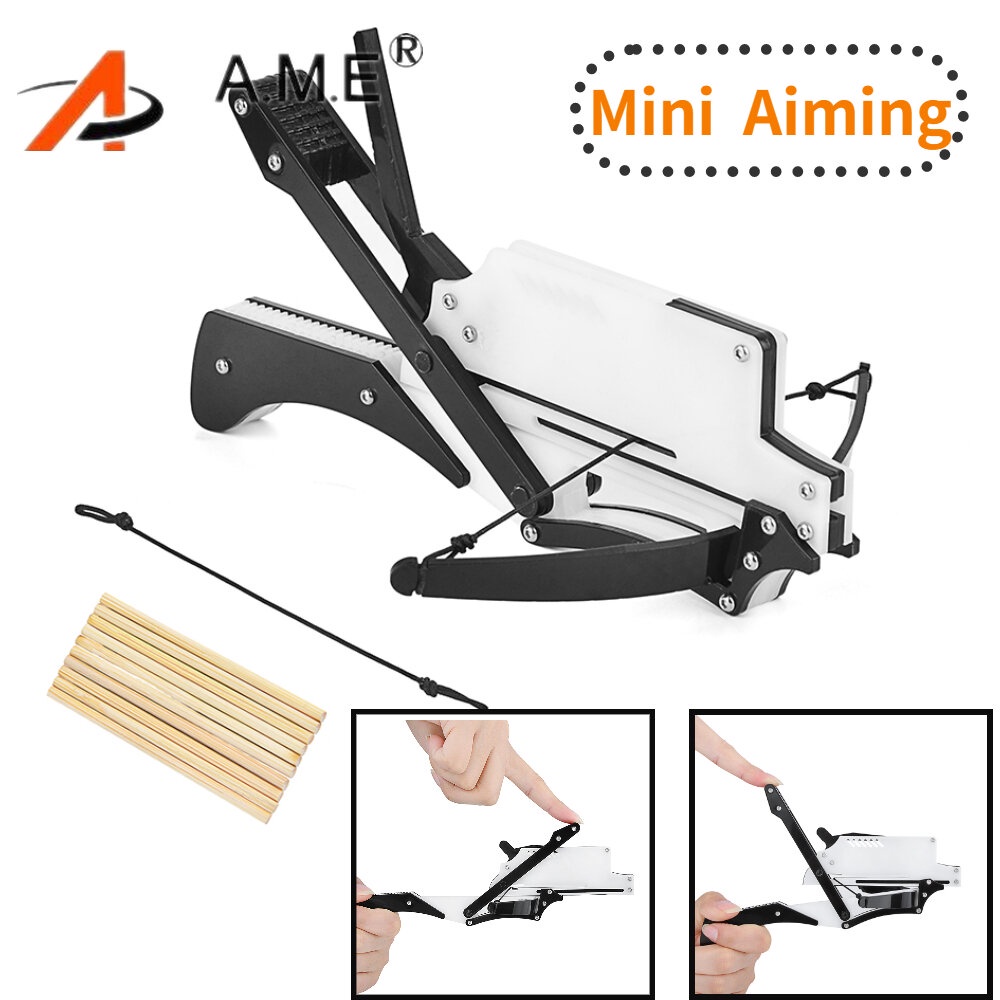 MINI เล็งพลาสติก ABS Bow Arrows ชุดยิงกลางแจ้ง Bow ไม้ไผ่ Stick ยิง ...