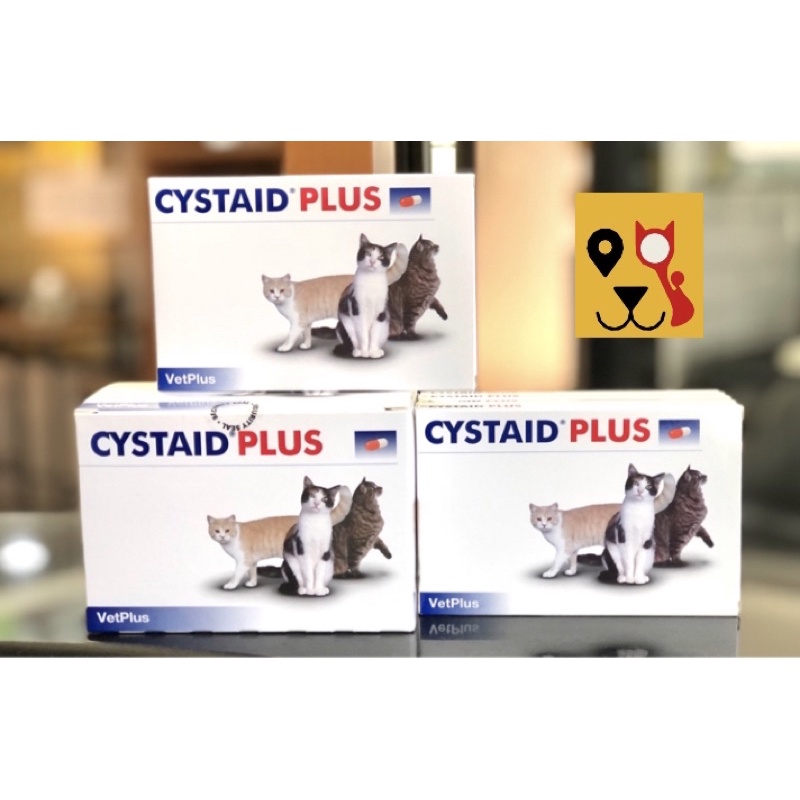 🐱Cystaid plus อาหารเสริมสำหรับกระเพาะปัสสาวะแมว 1กล่องมี30เม็ด | Shopee ...