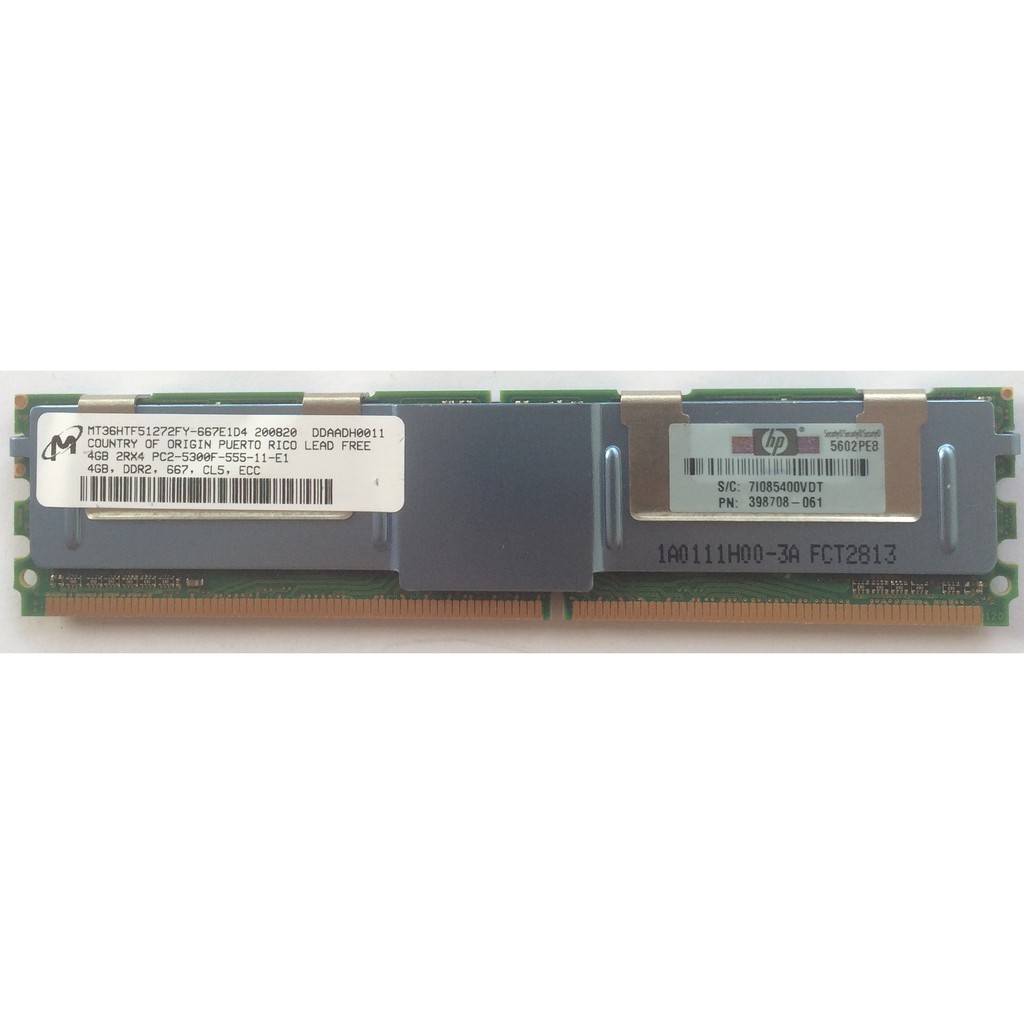 Ram Server Micron DDR2 4GB Bus 667 สำหรับ Server & Work Station , Mac ...