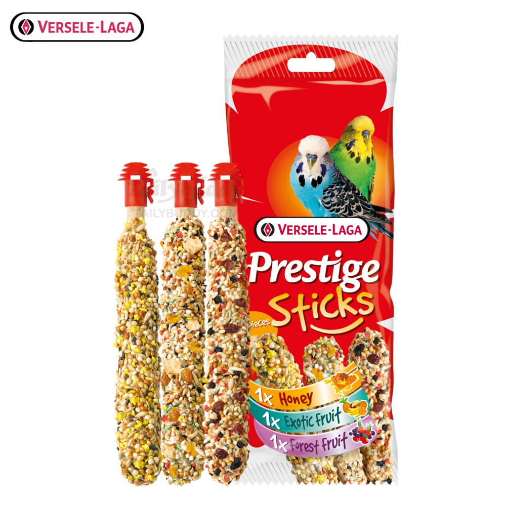 Versele-Laga Stick Budgies ขนมนกแบบแท่ง (รวมรส 3 แท่ง) สำหรับนกหงษ์หยก ...