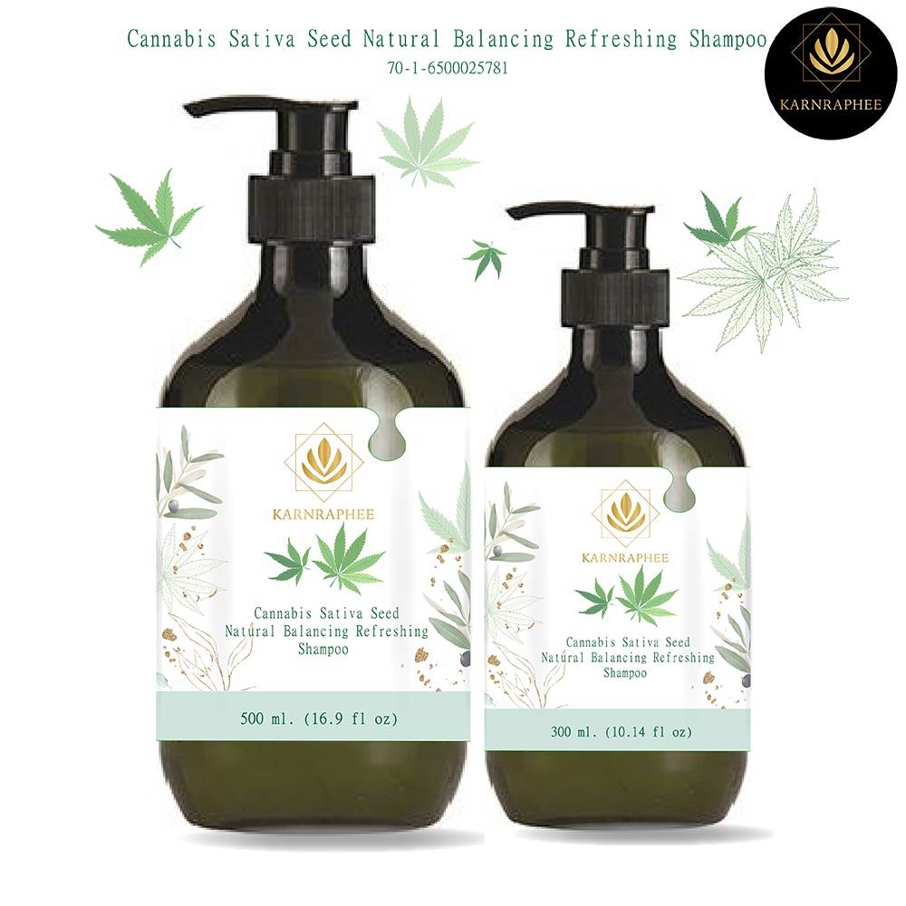 KARNRAPHEE Cannabis Sativa Seed Natural Balancing Refreshing Shampoo ...