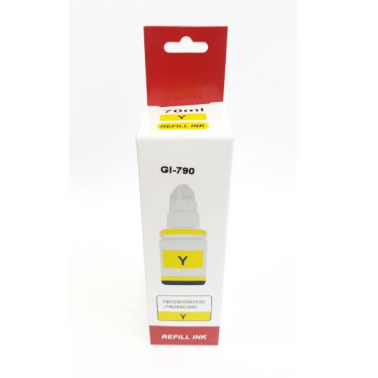 หมึกเติมอิงค์เจ็ท เทียบรุ่น GI-790 Y สำหรับเครื่องพิมพ์ CANON | Shopee ...