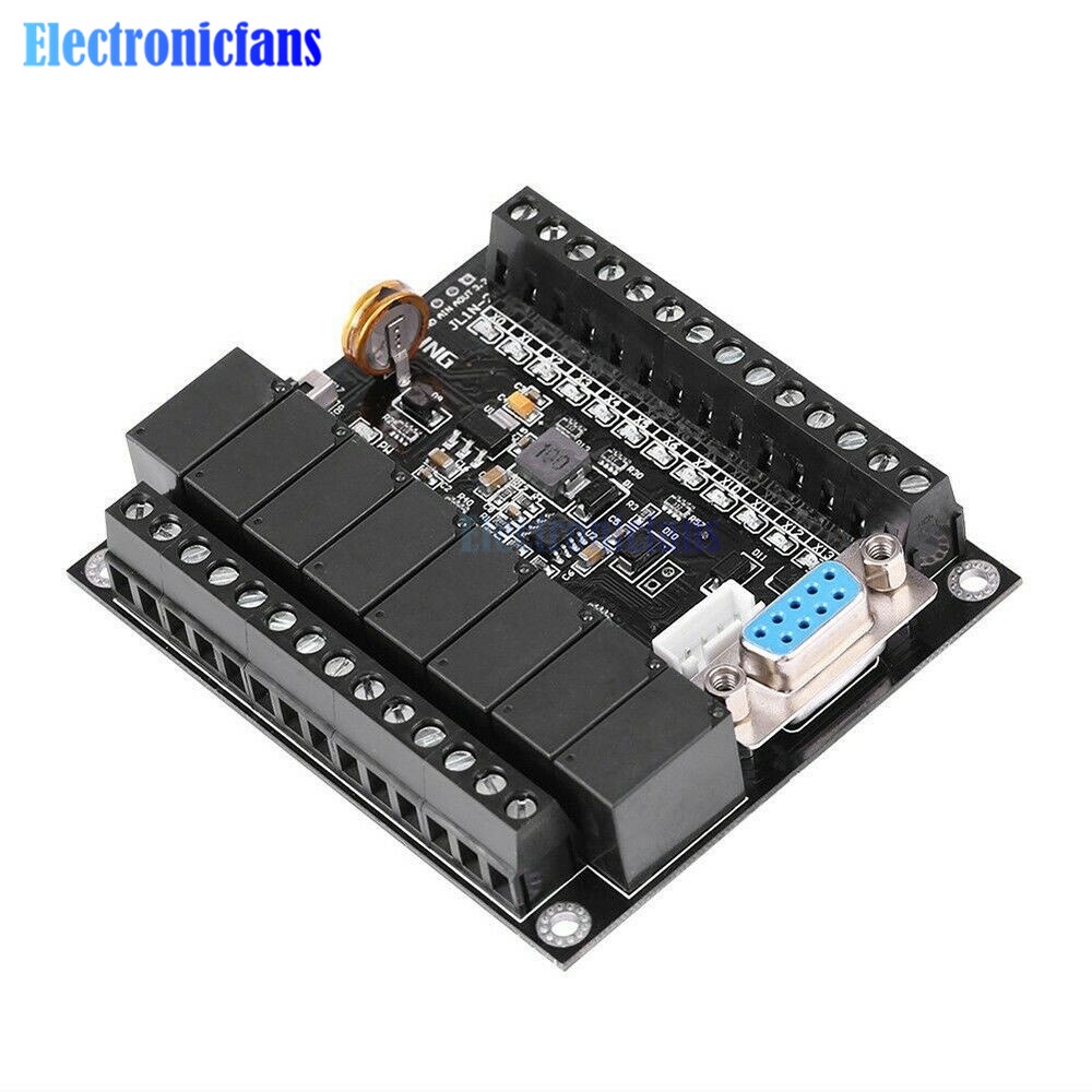 DC 24V Relays PLC FX1N-20MR Programmable Controller Regulator Timer Delay Relay Logic Control ...