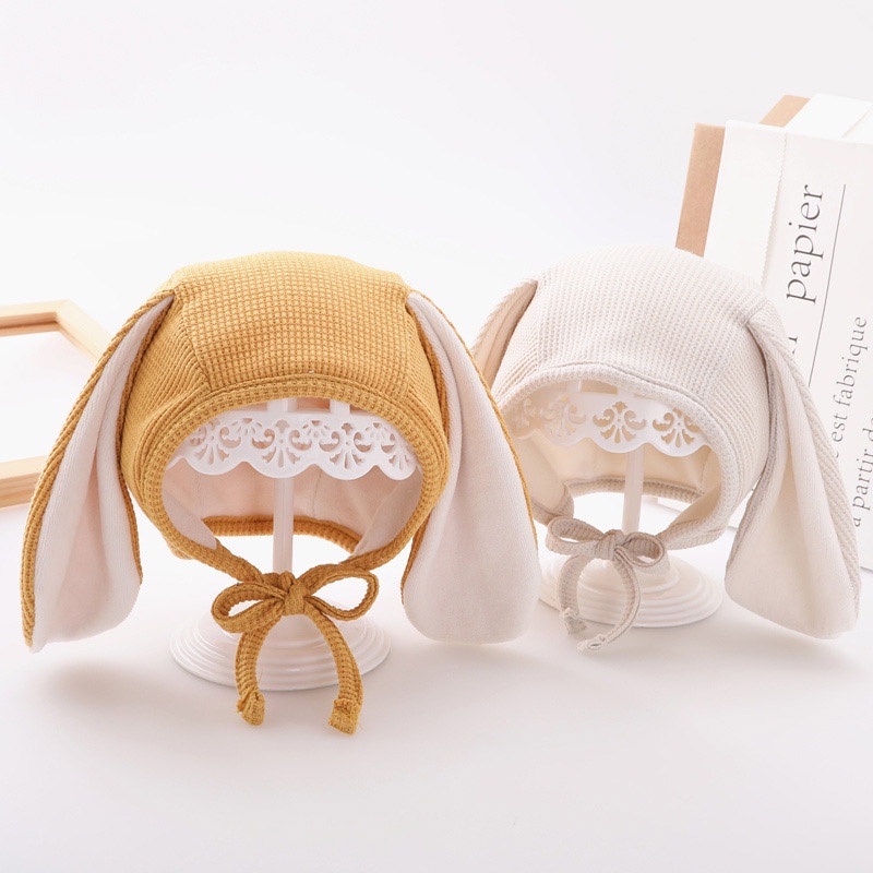 Cute Rabbit Ears Baby Hat Infant Toddler Warm Earflap Cap | Shopee Thailand