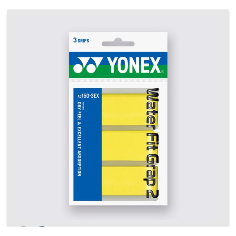 Yonex AC150-3EX Water Fit Grap 2 🇯🇵 (3 wraps) กริ๊ปพันด้ามไม่ซึมซับน้ำ | Shopee Thailand