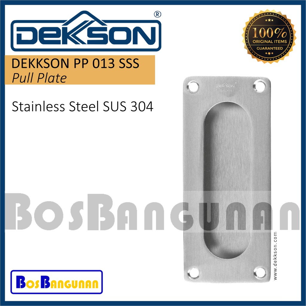 Dekkson PP 013 SS มือจับประตูบานเลื่อนสแตนเลส / แผ่นดึง DEKKSON ...