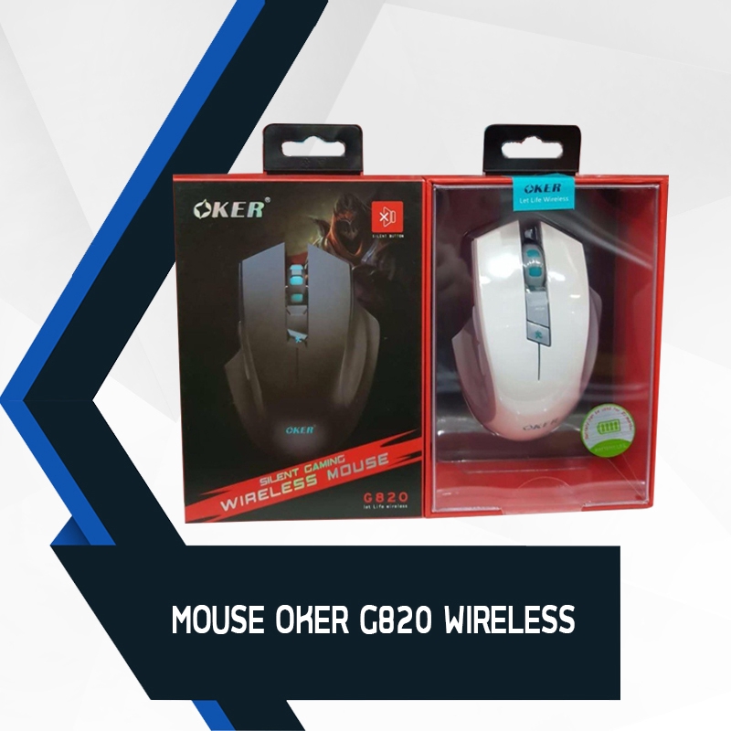 MOUSE OKER G820 WIRELESS | Shopee Thailand