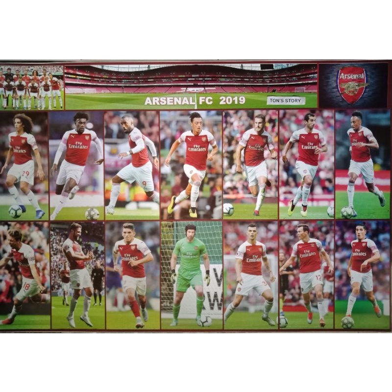 ARSENAL FC 2019 POSTER | Shopee Thailand