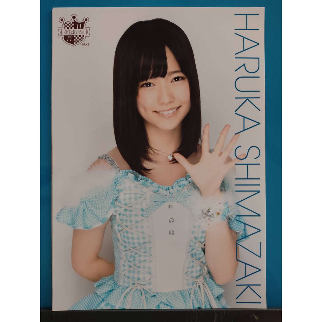 AKB48 Shimazaki Haruka Paruru A4 Size Cafe Photo | Shopee Thailand