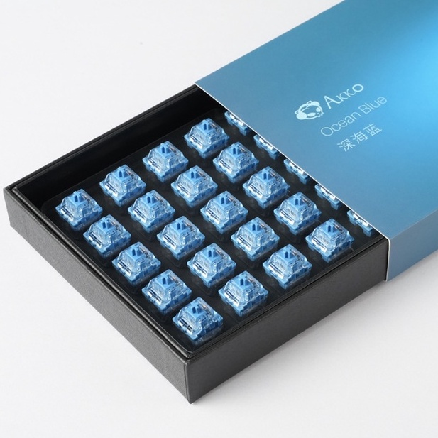 Akko CS Ocean Blue สวิตซ์คีย์บอร์ด [45pcs] [Tactile] [สินค้าพร้อมส่งใน ...