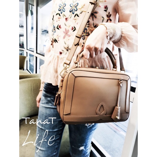 กระเป๋าสะพาย หนังแท้ แบรนด์ Tanat | Shopee Thailand