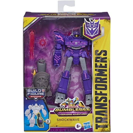 Transformers Cyberverse Deluxe Class Shockwave Action Figure, Shock ...