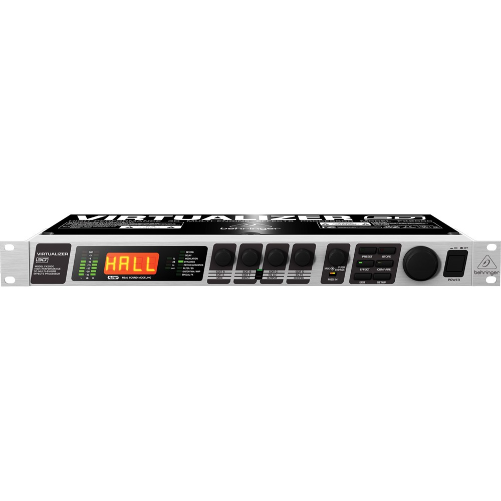 Behringer FX-2000 ครอสโอเวอร์ High-Performance 3D Multi-Engine Effects ...