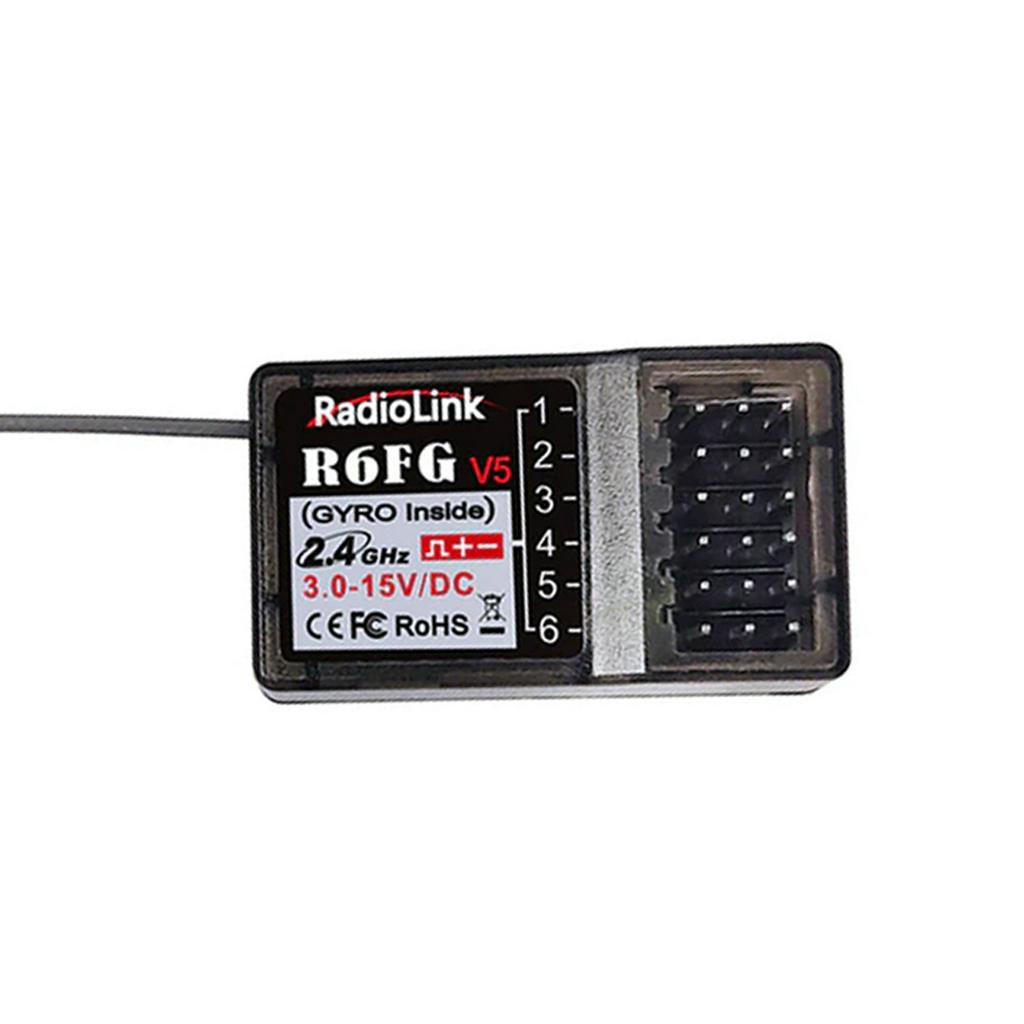 รีซีฟ Radiolink R6F V4 , R6FG V5 มี ไจโร gyro ใช้กับรีโมท RC4GS RC3S RC4G T8FB RC6GS 2.4GHZ ...