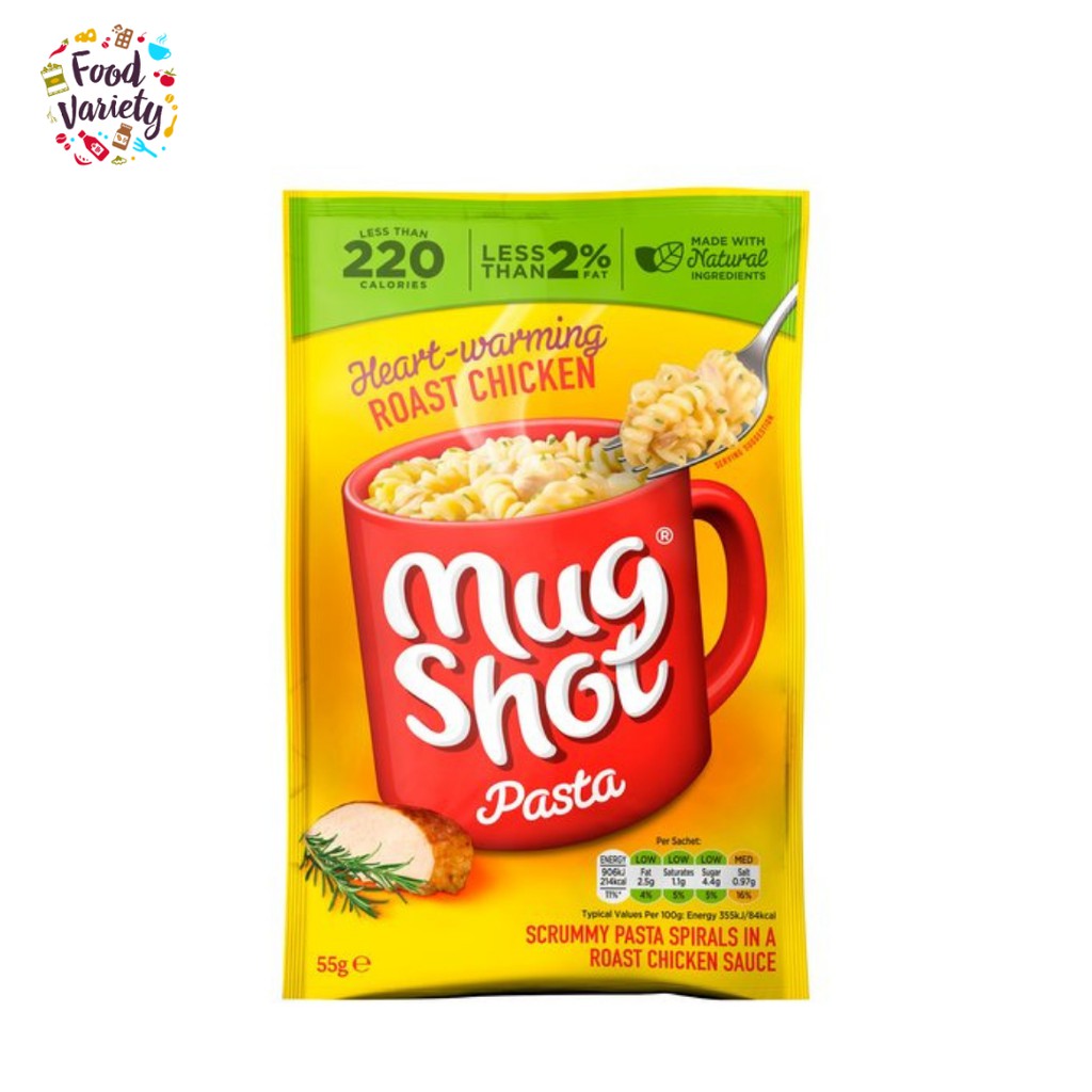 MugShot Roast Chicken Pasta 55g | Shopee Thailand
