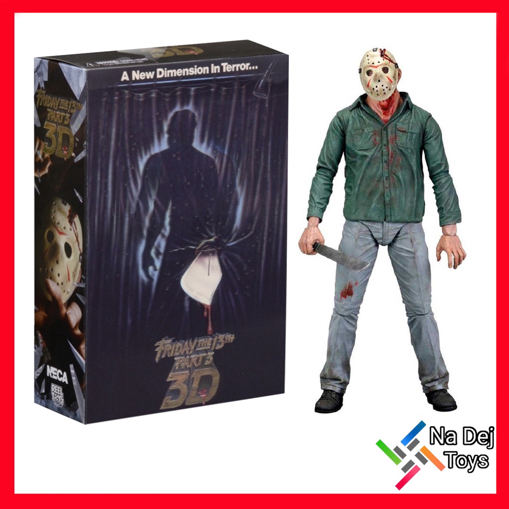 Neca Ultimate Jason Voorhees (Friday 13th 3D) 7" Figure เนก้า เจสัน วอร ...