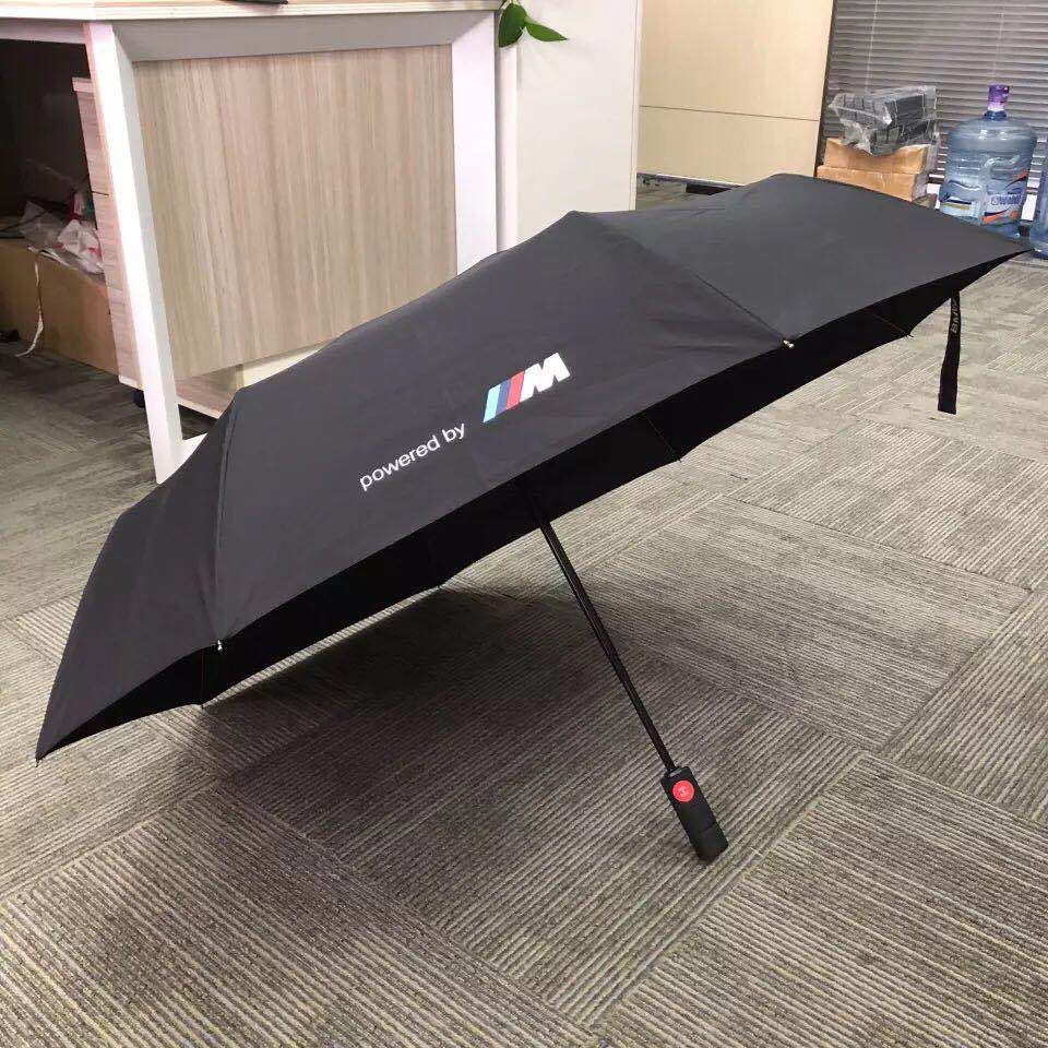 BMW umbrella short handle black umbrella 4s Shop gift pure black ...