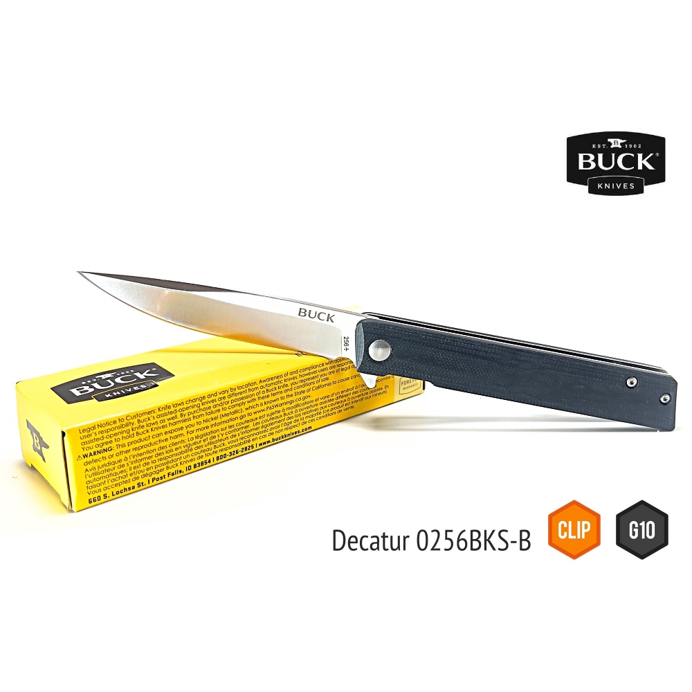 มีด BUCK Decatur 0256BKS-B ( ด้ามG10 ) | Shopee Thailand