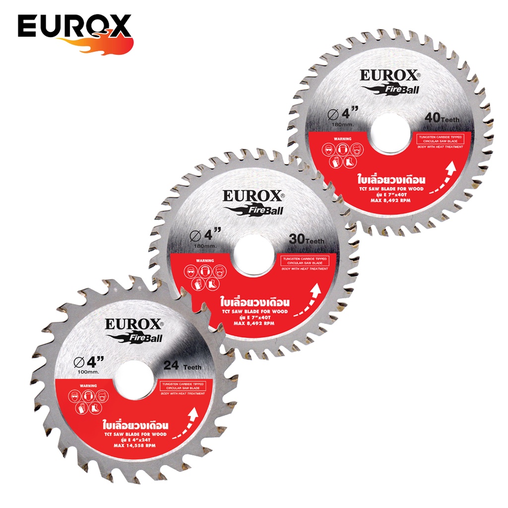 ใบเลื่อยวงเดือน EUROX ขนาด 4 นิ้ว | Shopee Thailand