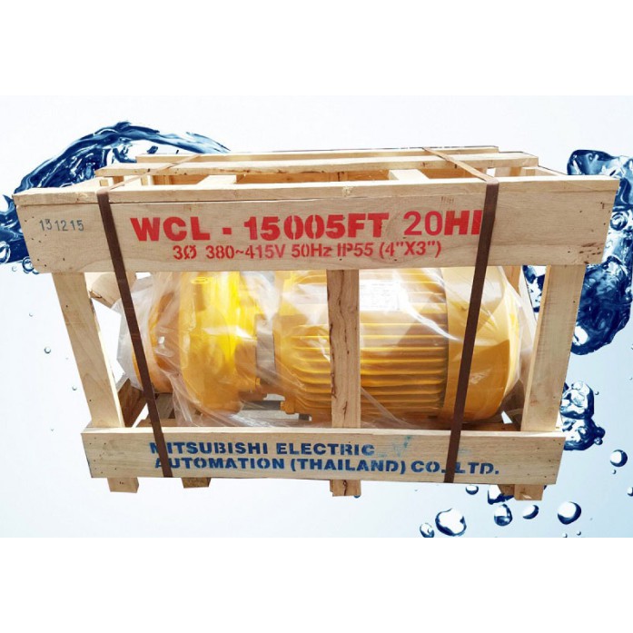ปั๊มน้ำหอยโข่งชนิดน้ำมาก MITSUBISHI รุ่น WCL-15005FT ท่อ (2.1/2" x 2 ...