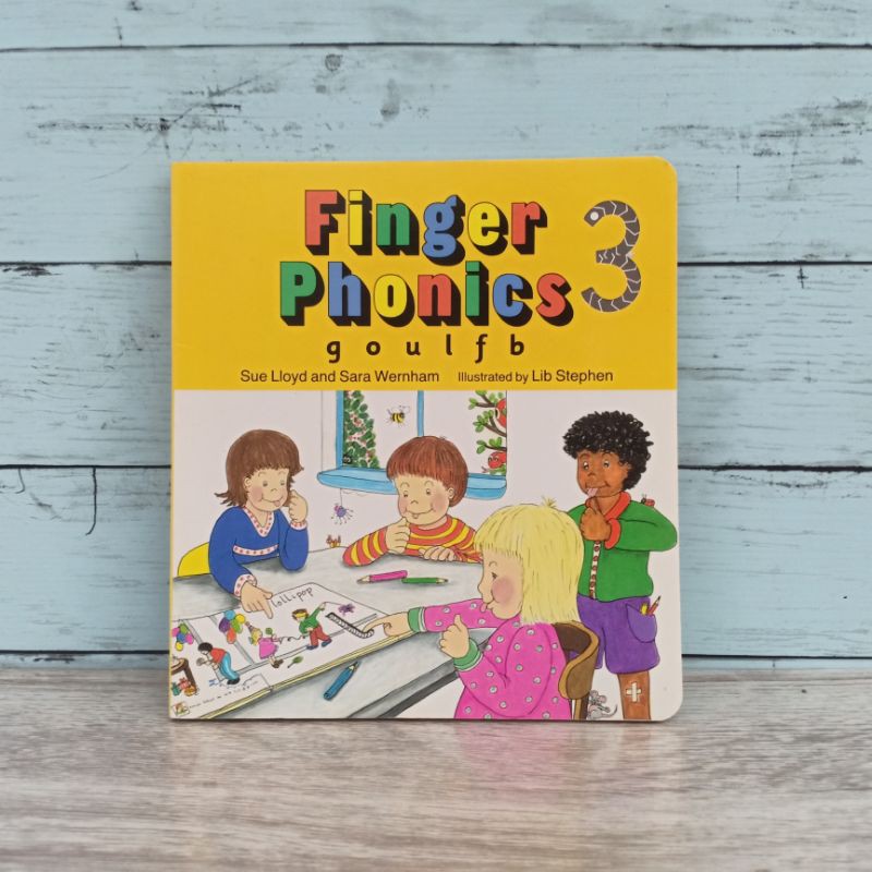 Finger Phonics จาก Jolly phonics (boardbookมือสอง) | Shopee Thailand