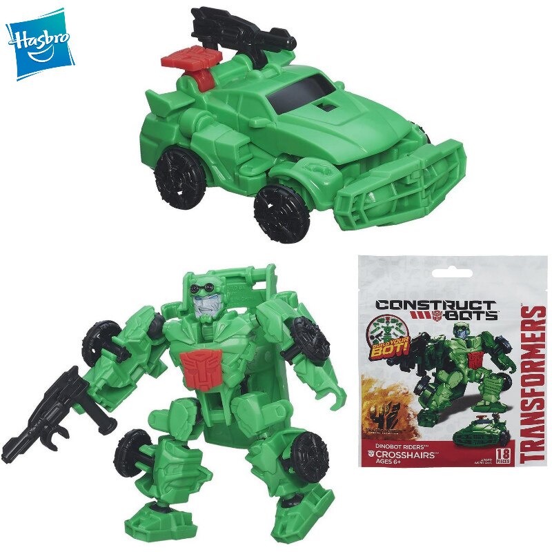 HASBRO : TRANSFORMERS CONSTRUCT BOTS DINOBOT RIDERS CROSSHAIRS เหมาะสำหรับเด็กเล็ก ไม่ยุ่งยาก ...