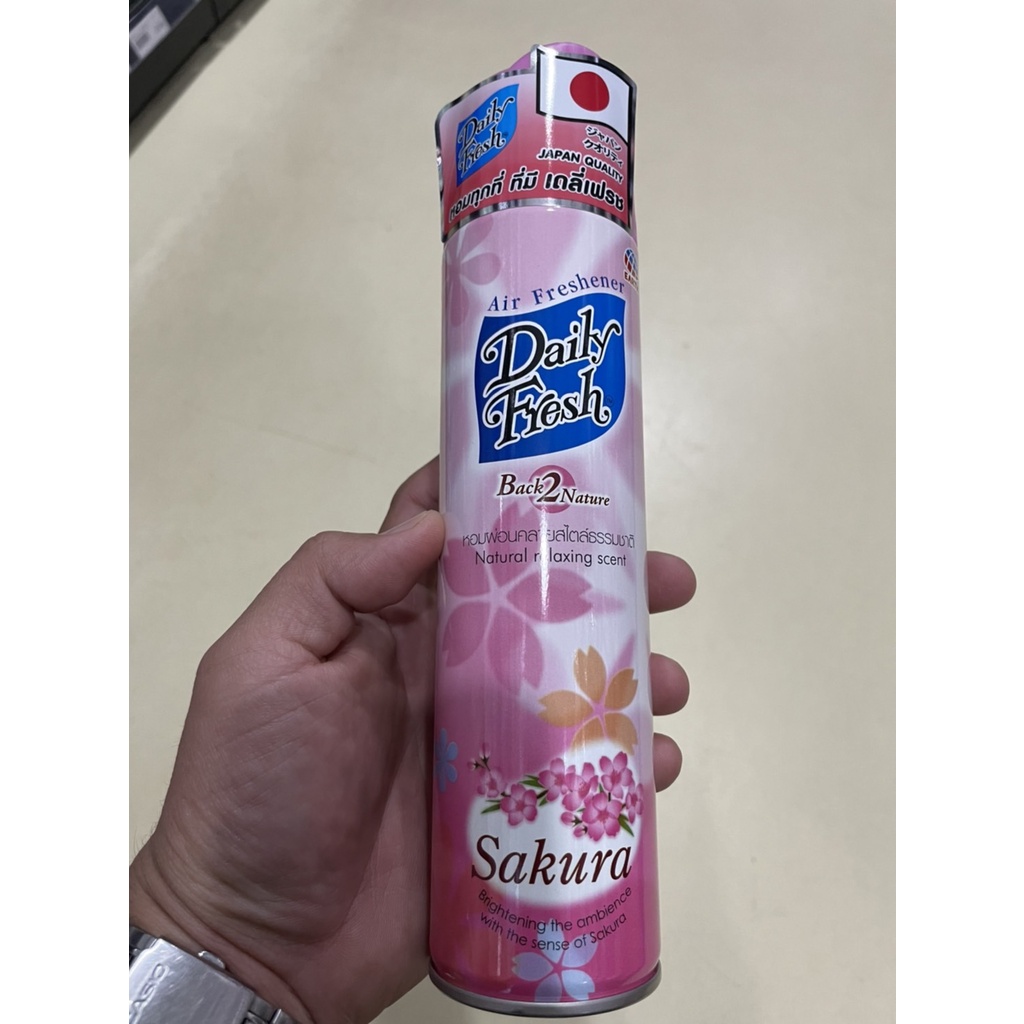Daily Frash เดลี่เฟรช สเปรย์ แบ็คทูเนเจอร์ กลิ่นซากุระ 250 มล. " มี ...