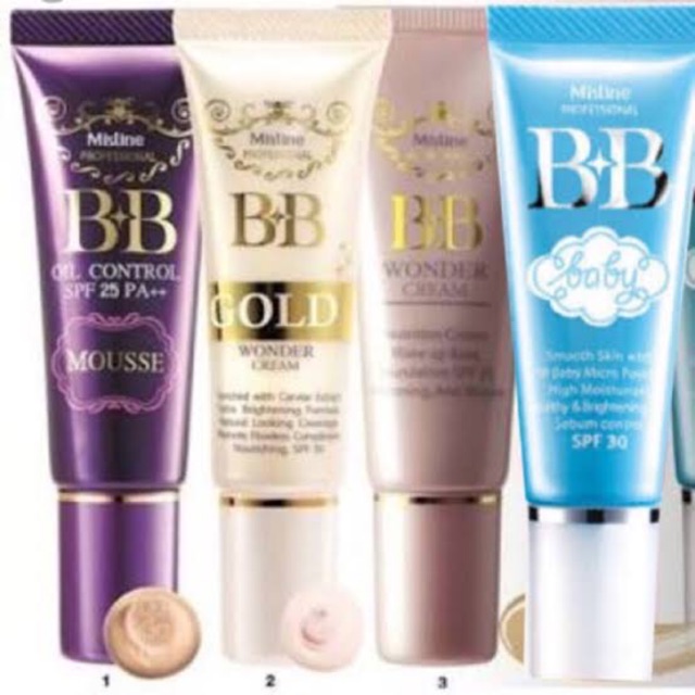 มิสทิน บีบี โกลด์ ครีม 15 กรัม MISTINE BB GOLD CREAM 15 G. ( ครีมรองพื้น)รวมบีบีครีม | Shopee ...