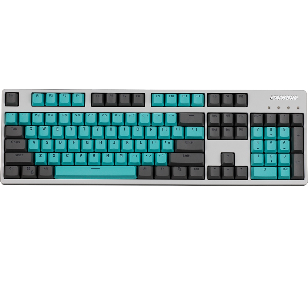 GPlanet เซ็ตปุ่มคีย์แคป 104 คีย์ PBT Backlight Keycaps ไฟลอด สำหรับคีย์ ...