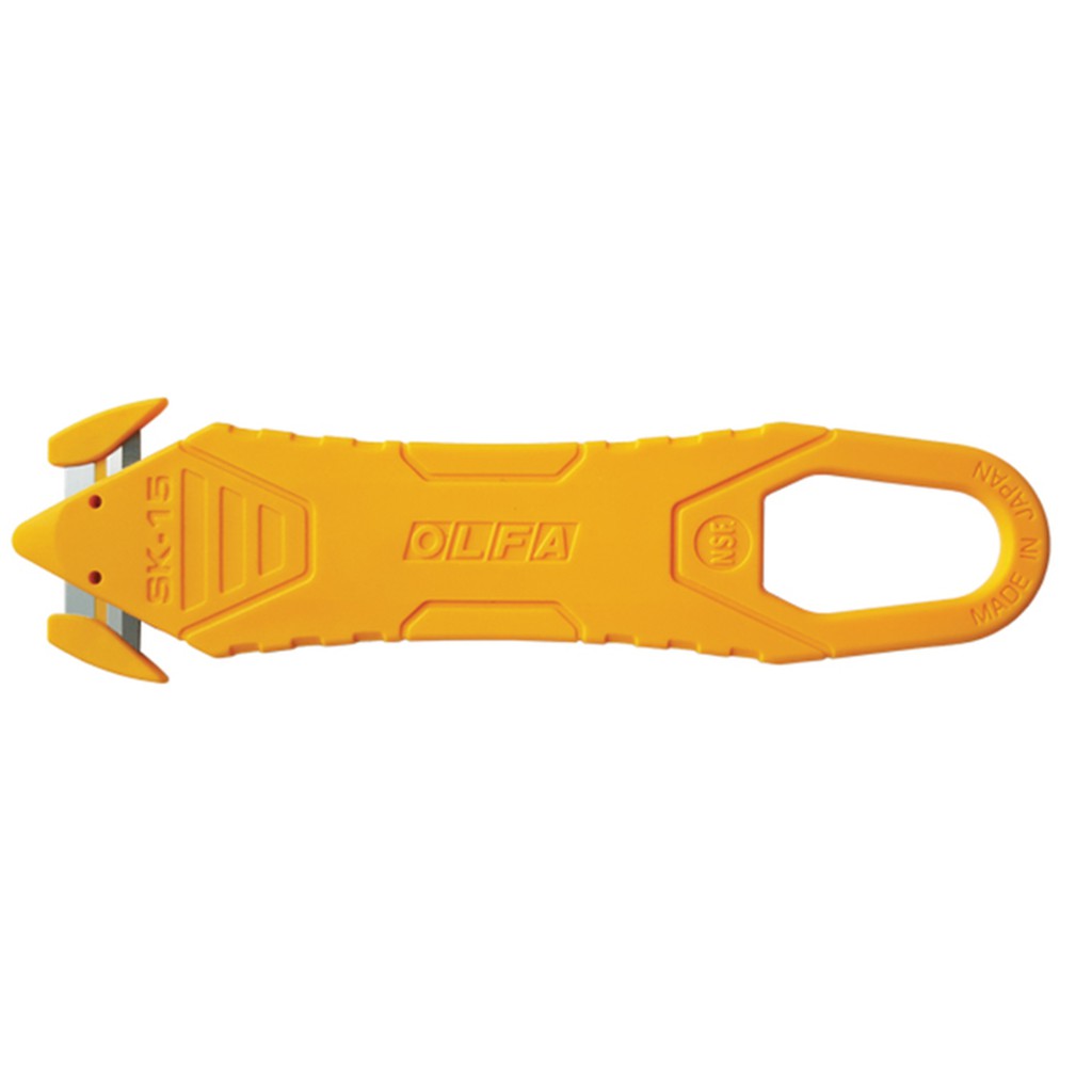 OLFA โอฟ่า SK-15 Yellow มีดคัตเตอร์เซฟตี้แบบใช้แล้วทิ้ง | Shopee Thailand