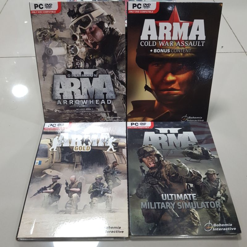 แผ่นแท้ PC ARMA (ชุด4แผ่น)(มือสอง)(พร้อมส่ง) | Shopee Thailand