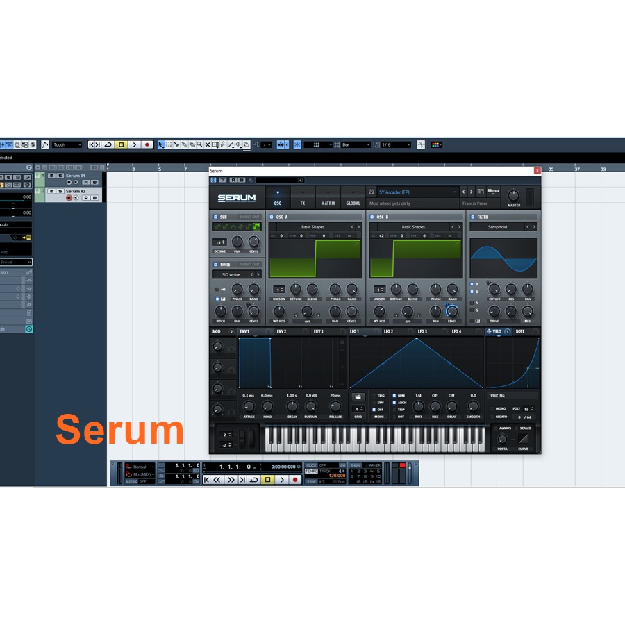 Xfer Records Serum v1.272 VSTi, VST, AAX) + SerumFX Keyเปิดใช้งาน ...