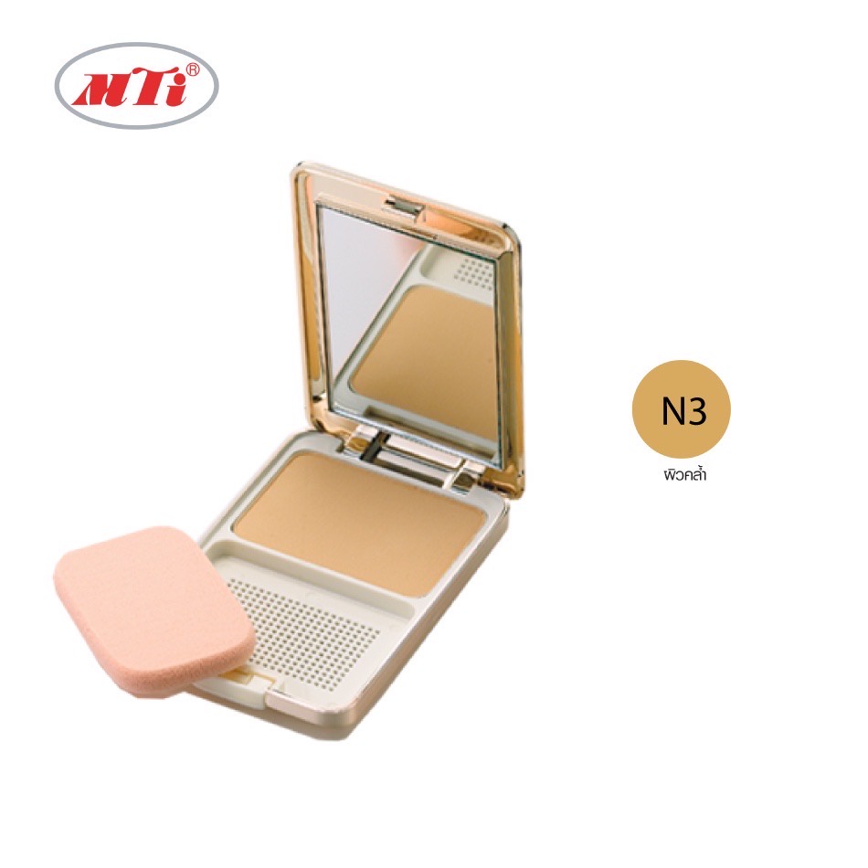 MTI Feel Perfect Compact Powder Foundation with Sunscreen แป้งผสมรอง ...