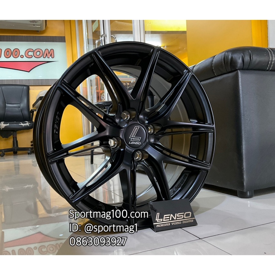 ล้อแม็กซ์ Lenso Jager NOVA สีดำด้าน 7-15นื้ว 4รู100 ET35 [19254] | Shopee Thailand
