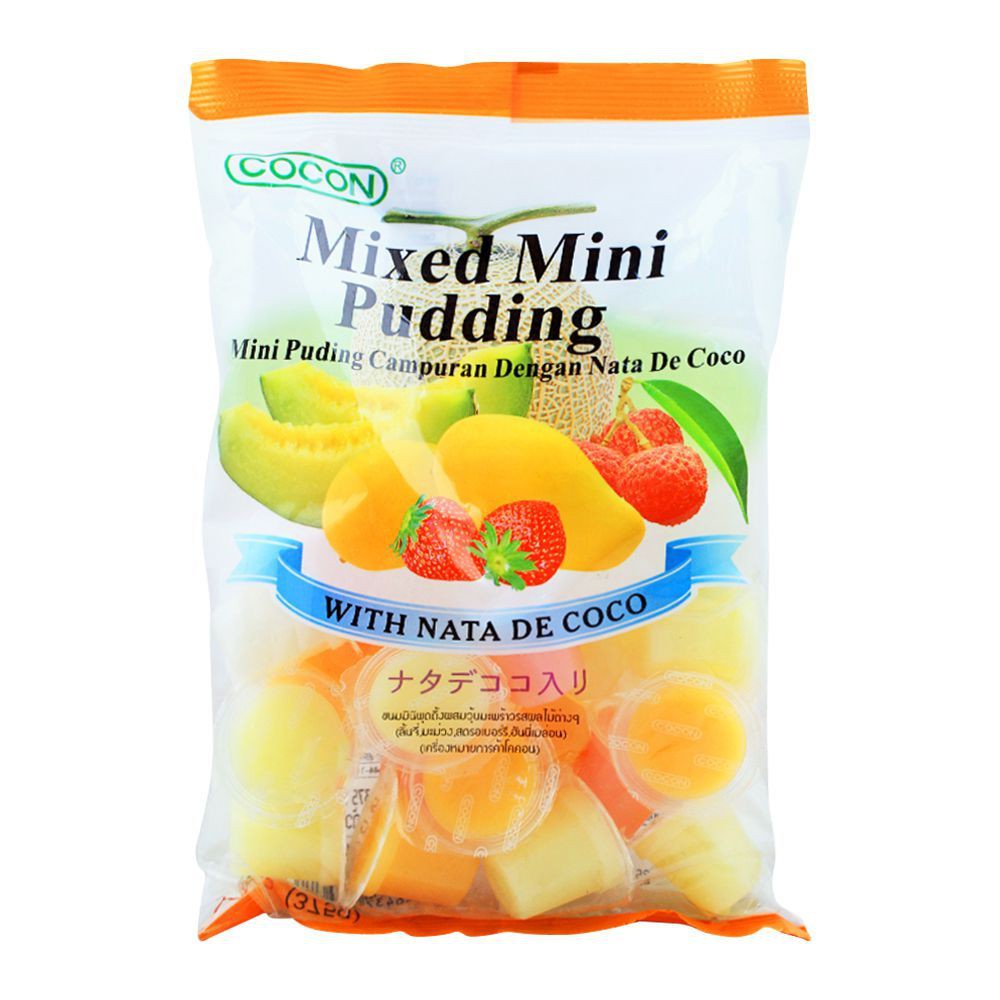 Cocon Mini Pudding Mix 375g โคคอนมินิพุดดิ้งรวมรส | Shopee Thailand