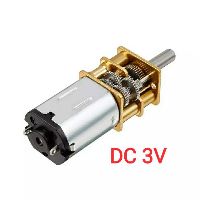 DC3 - 12V 60RPM N20 Mini Micro Metal Gear Motor with Gearwheel DC ...