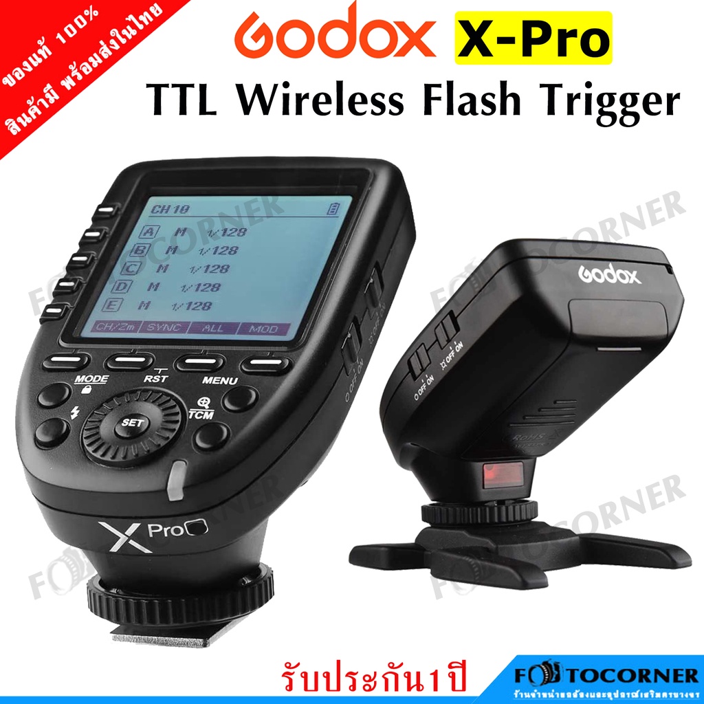 GODOX X-PRO Trigger TTL wireless Flashตัวส่งสัญญาณแฟลชระบบ TTL ...