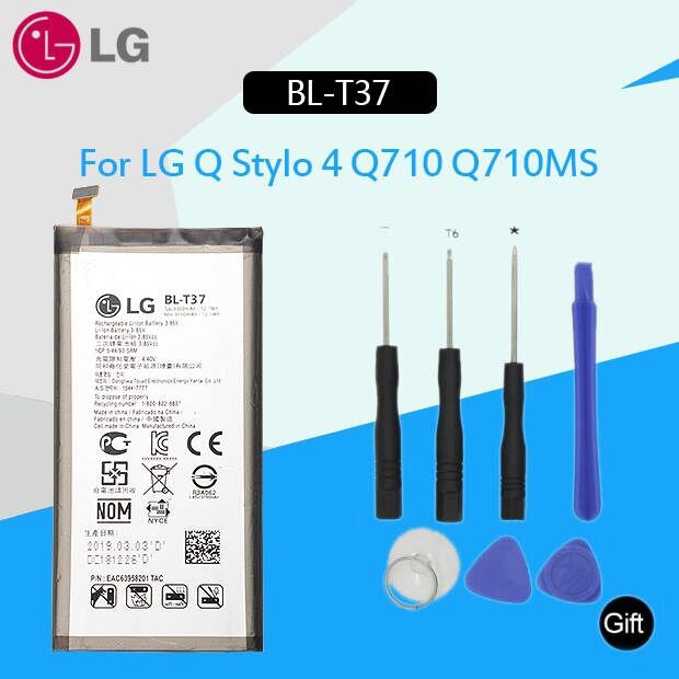 LG ของแท้ แบตเตอรี่ LG Q Stylo 4 Q710 Q710MS LM-Q710CS LM-Q710MS BL-T37 ...