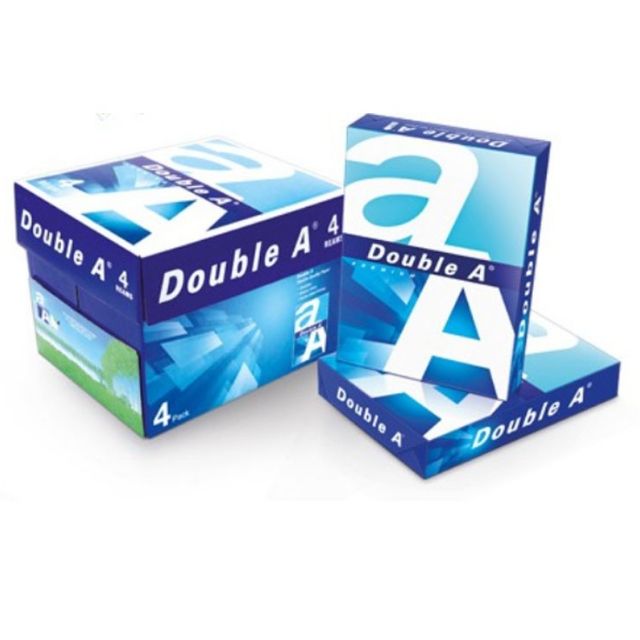 Double A A4 80 แกรม 500แผ่น 1 กล่อง มี 5 รีม | Shopee Thailand