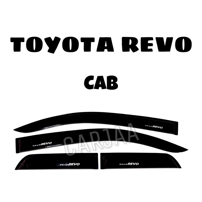 คิ้ว/กันสาดรถยนต์ รีโว่ (แค็บ/4 ประตู) Toyota Revo | Shopee Thailand