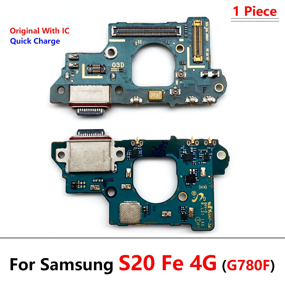 บอร์ดพอร์ตชาร์จ USB สําหรับ Samsung Galaxy S20 Fe 4G 5G G780 G780F G781 ...