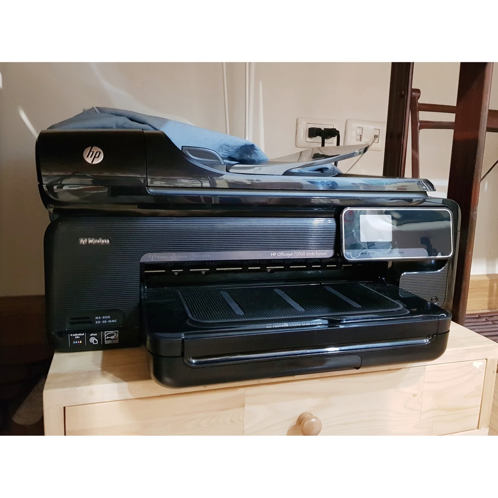 [มือสอง จัดส่งฟรี!!] ปริ้นเตอร์ HP Officejet 7500A ขนาด A3 - all in one Printer | Shopee Thailand