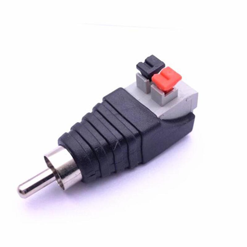 อะแดปเตอร์ปลั๊กแจ็คเชื่อมต่อเสียง DC RCA ตัวผู้ ตัวเมีย 5.5 มม. 2.1 มม. สําหรับแถบไฟ RGB LED ...