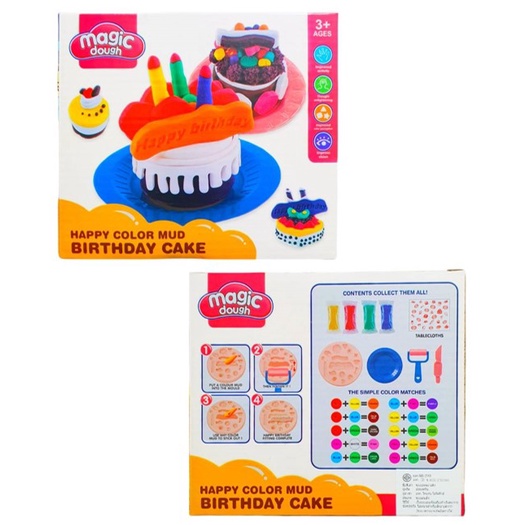 Magic dough ดินน้ำมัน แป้งโดว์ พร้อมแป้นพิมหน้าเค้ก และอุปกรณ์ ของเล่น ...