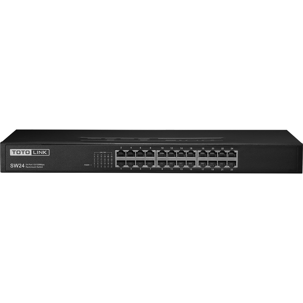 TOTOLINK SW24 24-Ports 10/100Mbps Rackmount Switch | Shopee Thailand