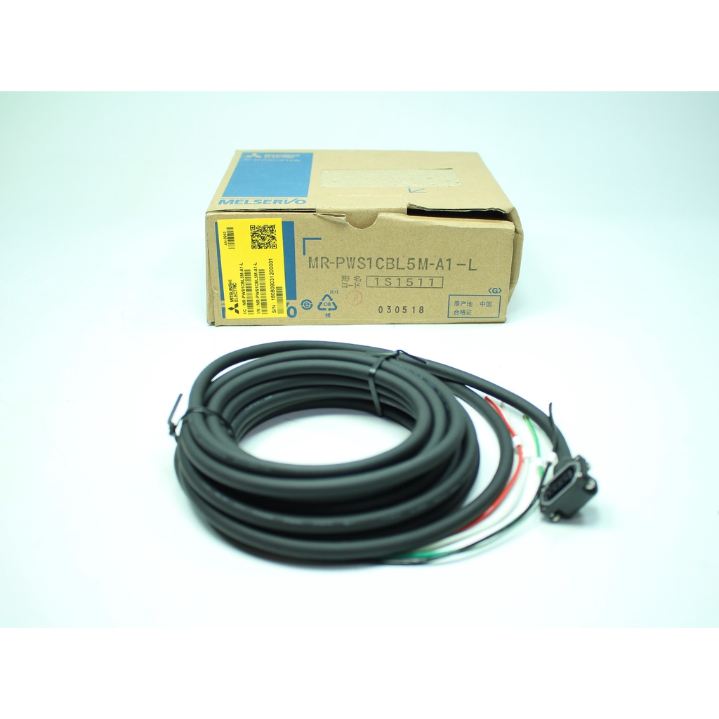 MR-PWS1CBL5M-A1-L MITSUBISHI Servo Motor Power Cable MR-PWS1CBL5M-A1-L ...