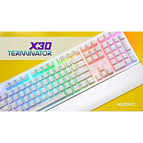 NUBWO X30/X34/X36 RGB Mechanical Gaming Keyboard ไฟวิ่งวนสวยๆ เล่นเกมส์ ...