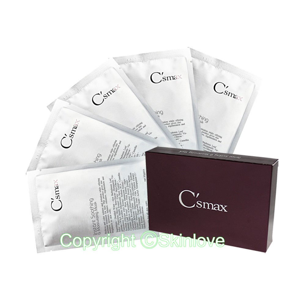 C'smax Instant Soothing & Moisturizing Mask *ของแท้100% * เลขที่ อย.10 ...