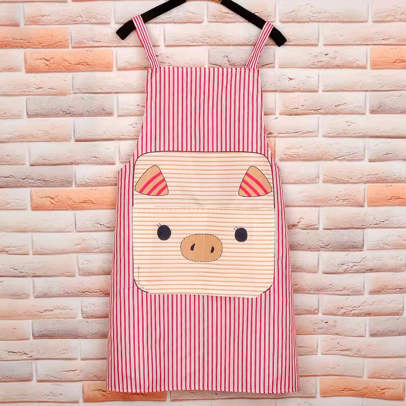 ผ้ากันเปื้อนกันน้ำสองชั้น ผ้ากันเปื้อนแฟชั่น | Shopee Thailand