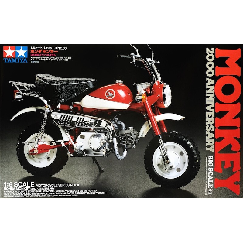 โมเดลรถมอเตอร์ไซค์ ทามิย่า TAMIYA Honda Monkey 2000 Anniversary Scale ...